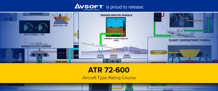 Avsoft Releases ATR 72-600 Type Rating Course Avsoft Releases ATR 72-600 Type Rating Course