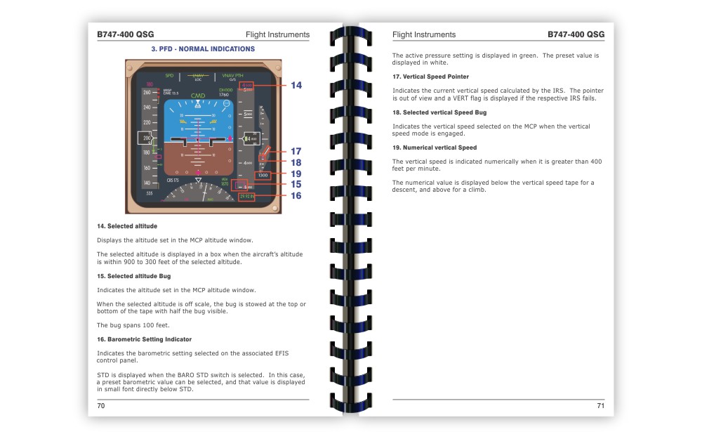 Boeing B747-400 Quick Study Guide - Avsoft Aviation Training Courses for Online Study